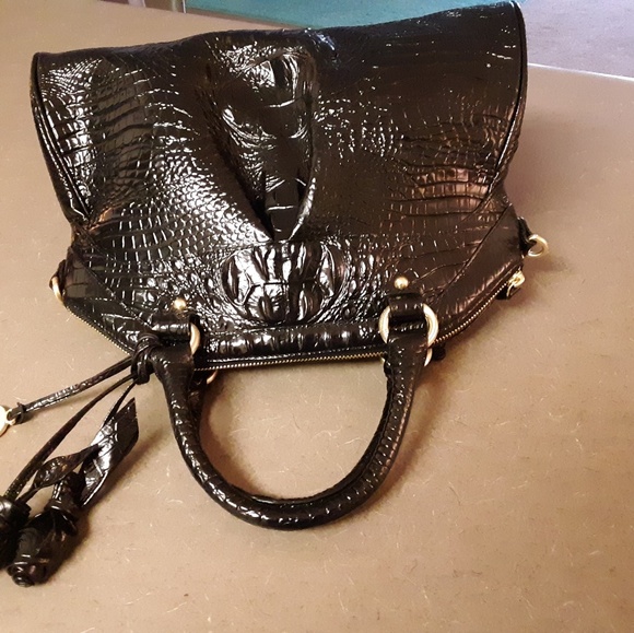 Bags | Brahmin Louise Rose Satchel | Poshmark